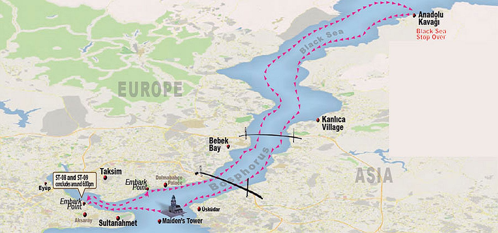 Bosphorus Day Cruise Tour – Allstar Travel Turkey, package tour, hotel ...